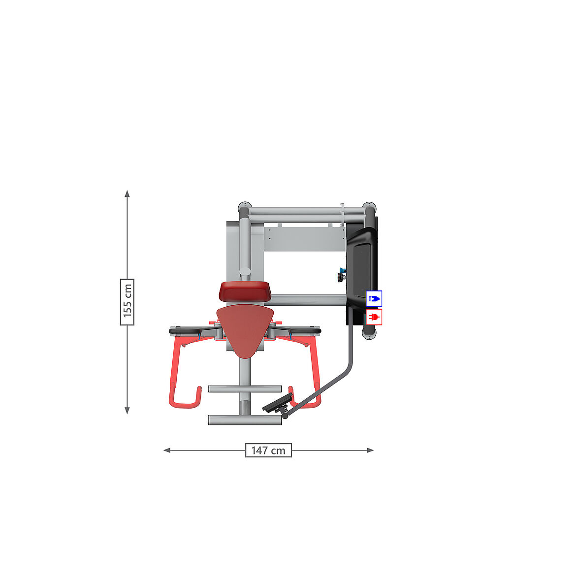 compass 540 Chest Press/Rowing | proxomed