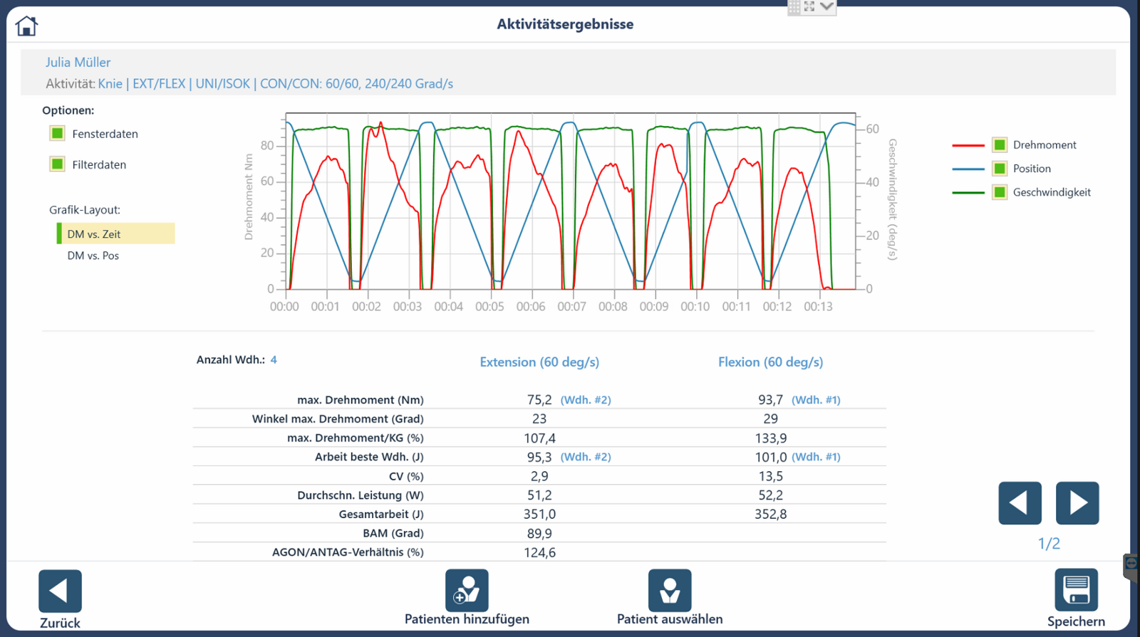 Biodex System 4 Pro Software